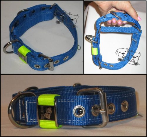 1.5 inch K9 Dual Grip Collar - Blocky Dogs
